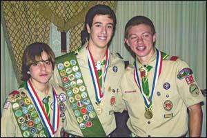 Three from Troop 81 selected Scholar Athletes