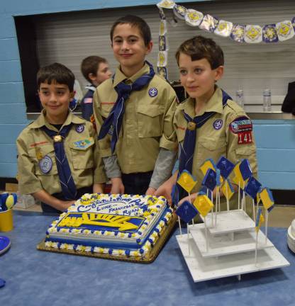 Maple Road Cub Scouts graduate three to Boy Scouts