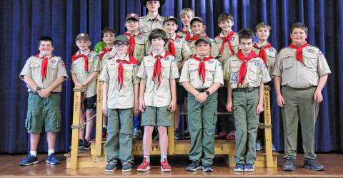 50 Scouts cross over to new ranks