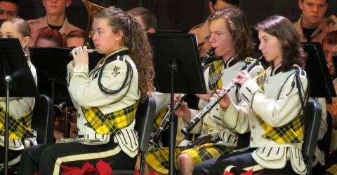 Highlander bands showcased in 'A Winter Concert'