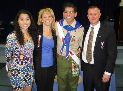 Chris Hepp earns Eagle Scout rank