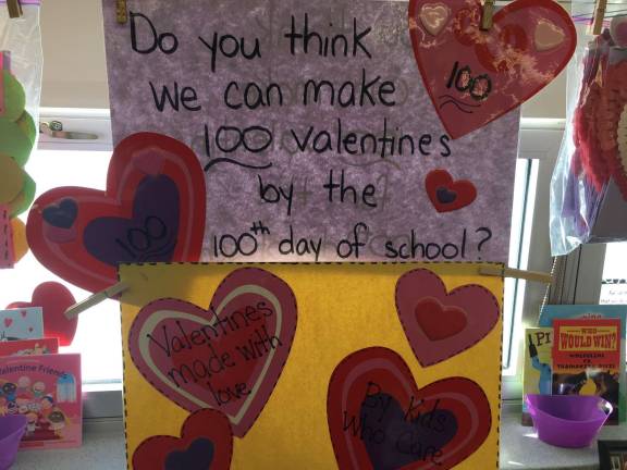 Sharing the love on Valentines Day