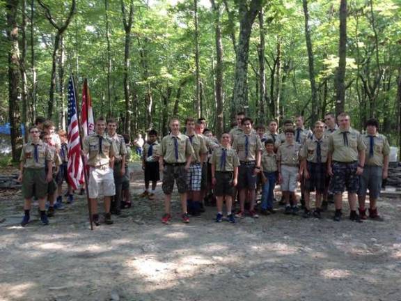 Troop 114 scouts earn 130 merit badges
